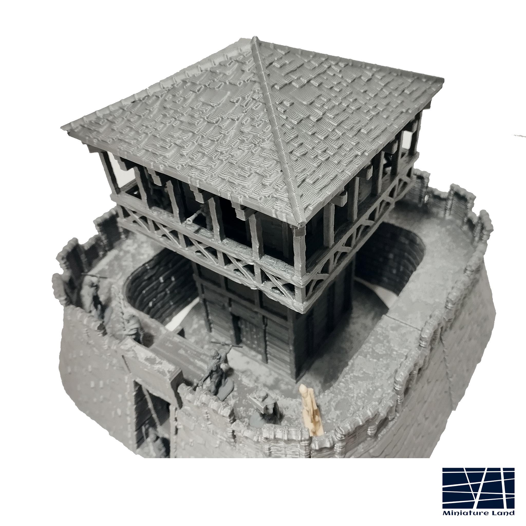 Roman Watchtower - Castle Diorama - Wargame Terrain - Castle & City ...