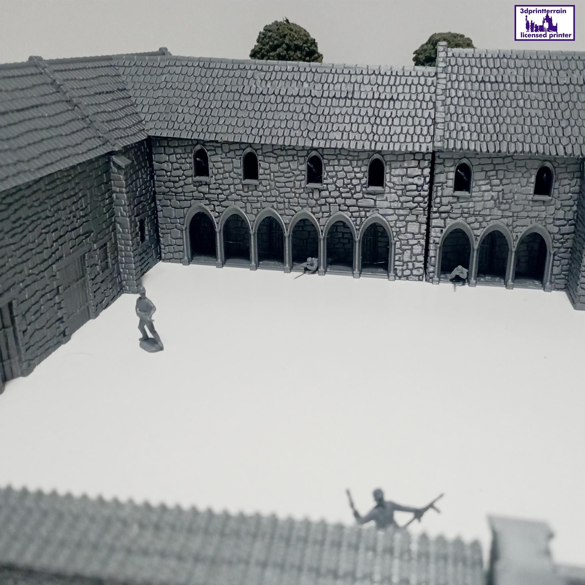 Monastery - Medieval Diorama, Model Medieval, Medieval Terrain ...