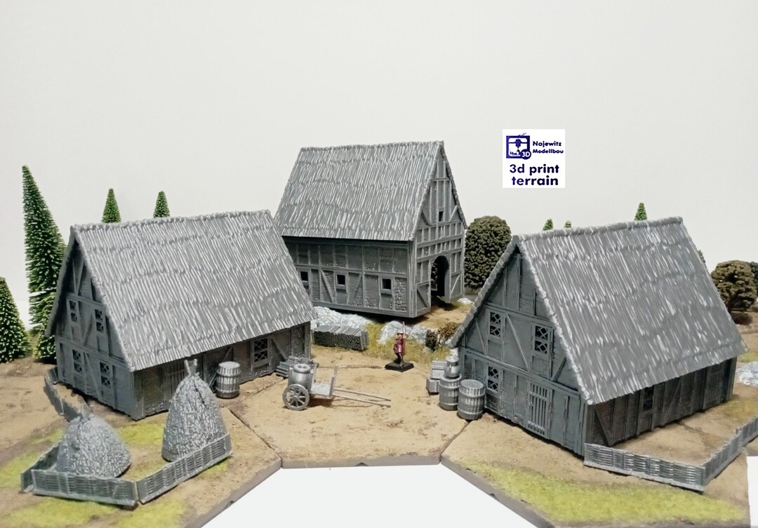 Collection Medieval Rural Houses - Medieval Town, Medieval Europe ...