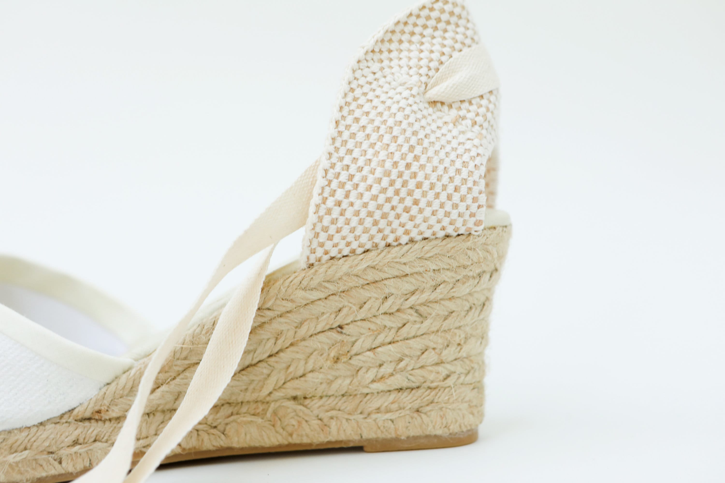 Low Wedge Ribbon Espadrilles, Embroidered and Hand-painted Espadrilles ...