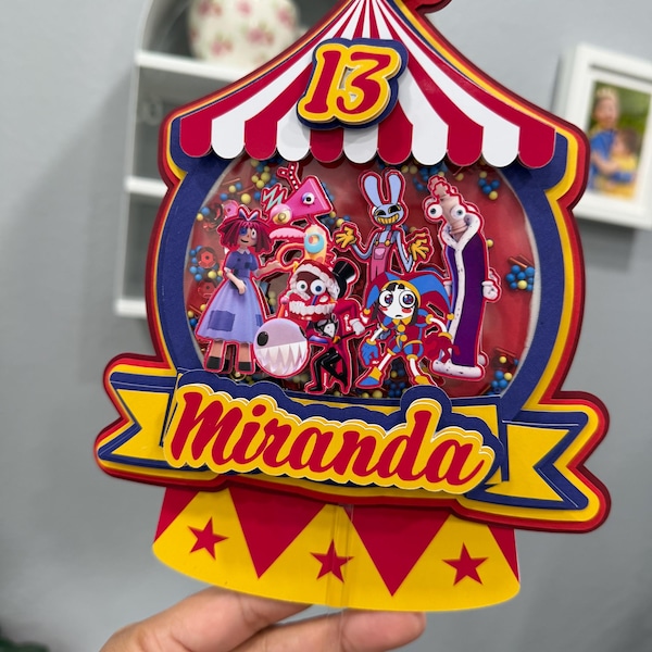 Circus Cake Topper - Etsy