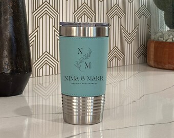 Personalized 20 Oz Tumbler, Custom Name Travel Mug, Laser Engraved ...