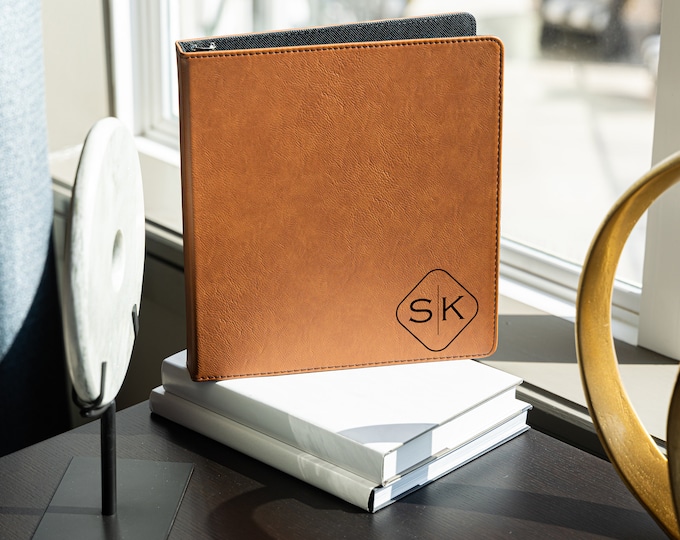 Leather Binder, Binder, Personalized Binder, Leather, 3-ring Binder ...