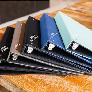 Personalized Leatherette 3-ring Binder: Engraved Office Gift - Etsy