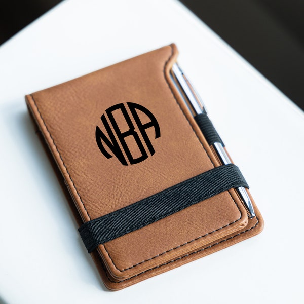 Leather Notepad - Etsy