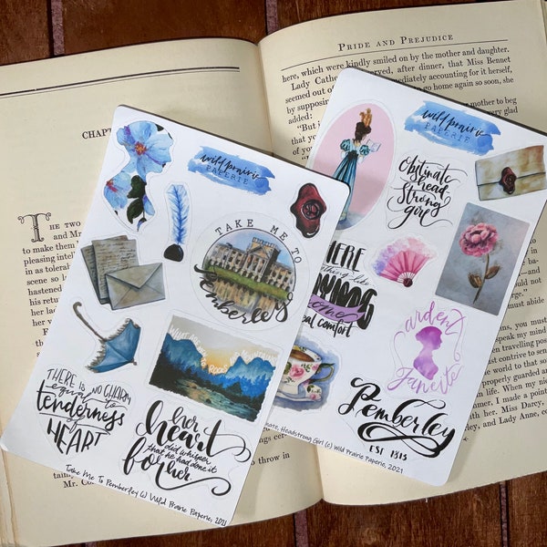 Jane Austen Sticker - Etsy