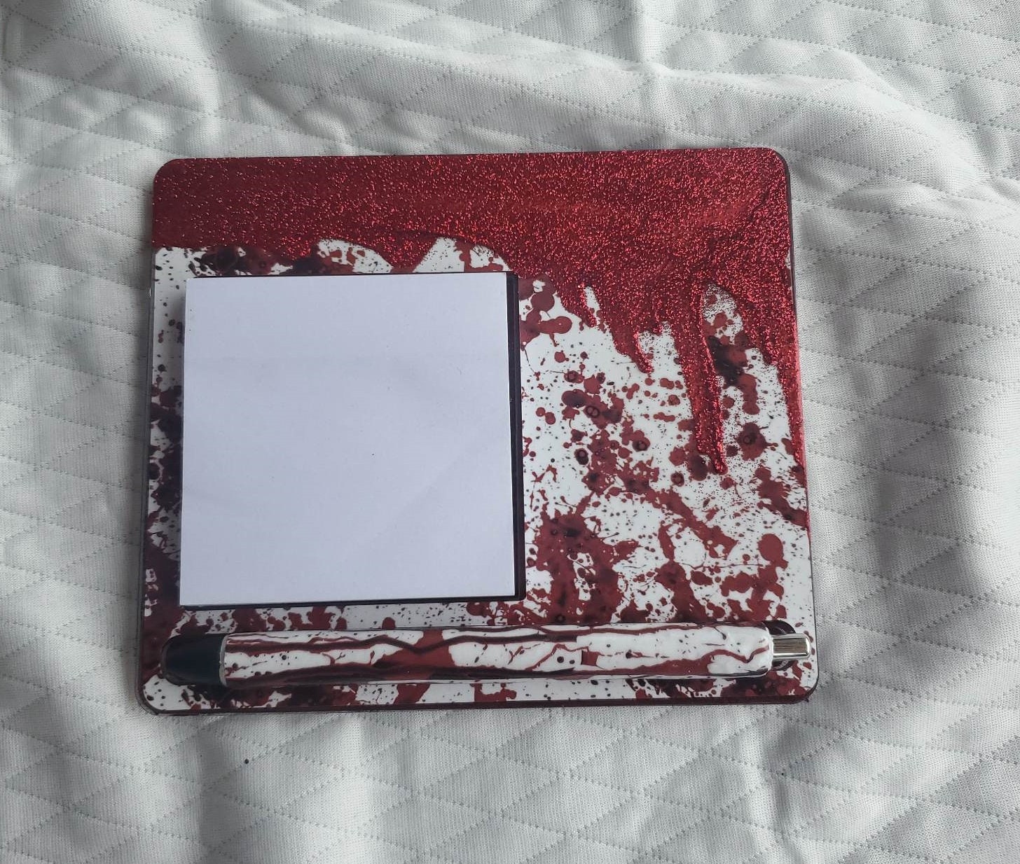 Crime Scene Sticky Note Holder With Pen - Etsy