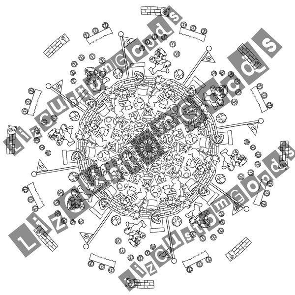 Color Me Mario - Etsy