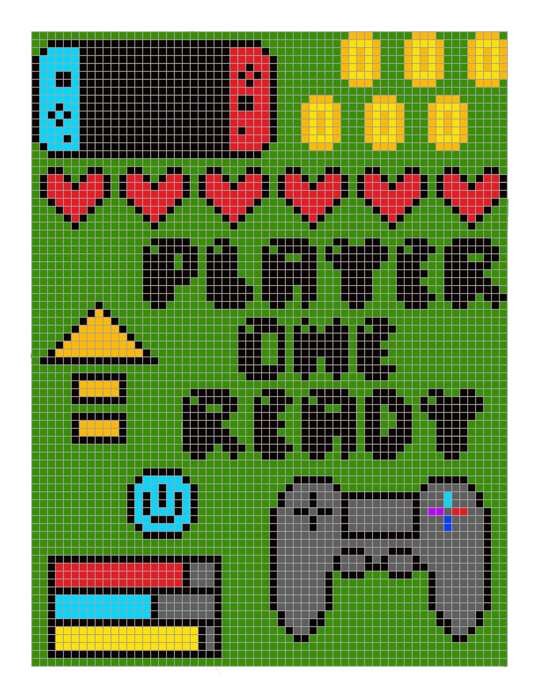 Player One C2c Blanket Pattern - Etsy