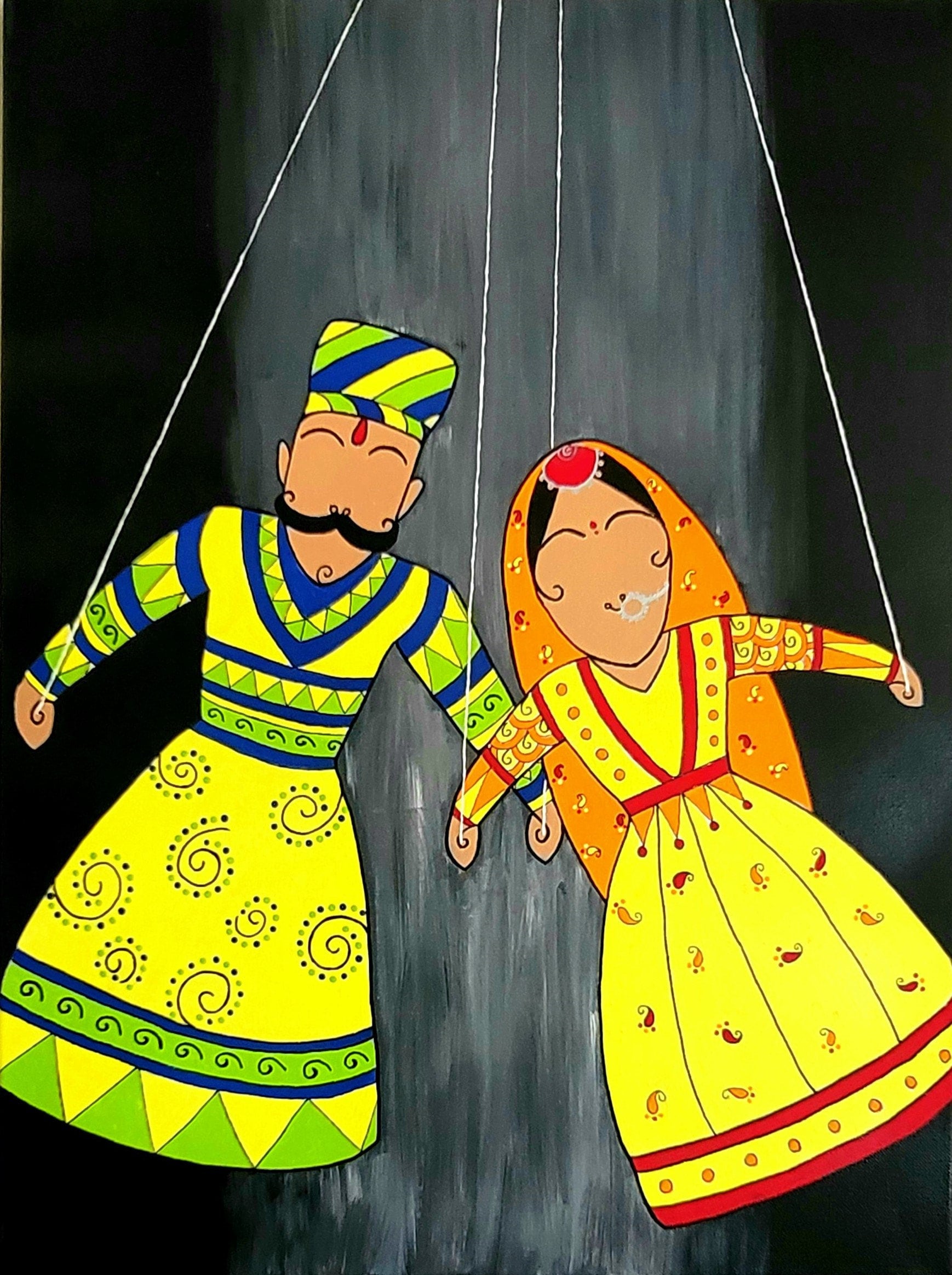 Kathputli Clipart Of Flowers