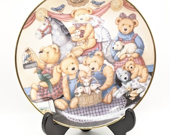 Teddy Bear Plate | Etsy