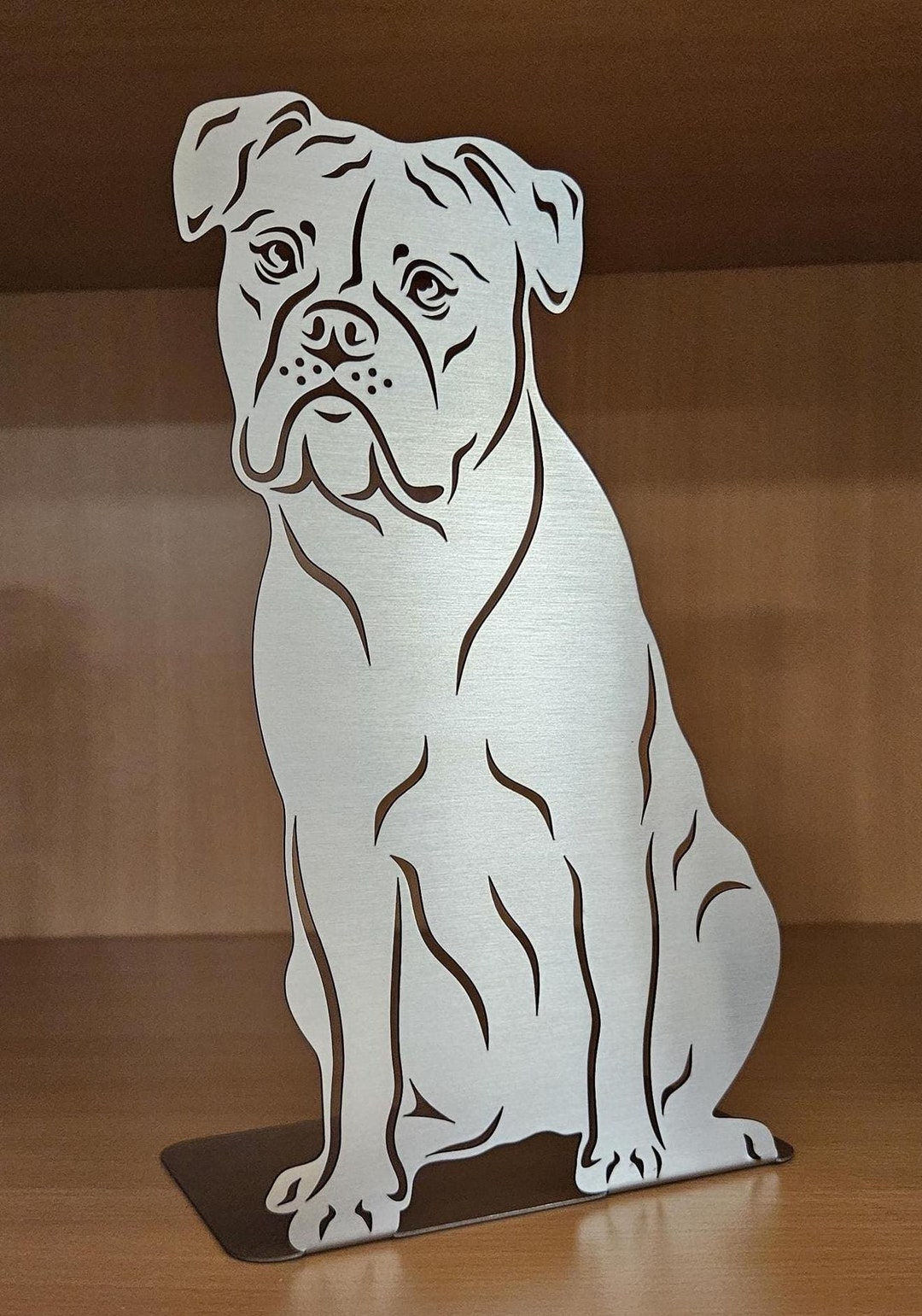 Stand English Bulldog Made of Stainless Steel 22 Cm High Dog Figure - Etsy