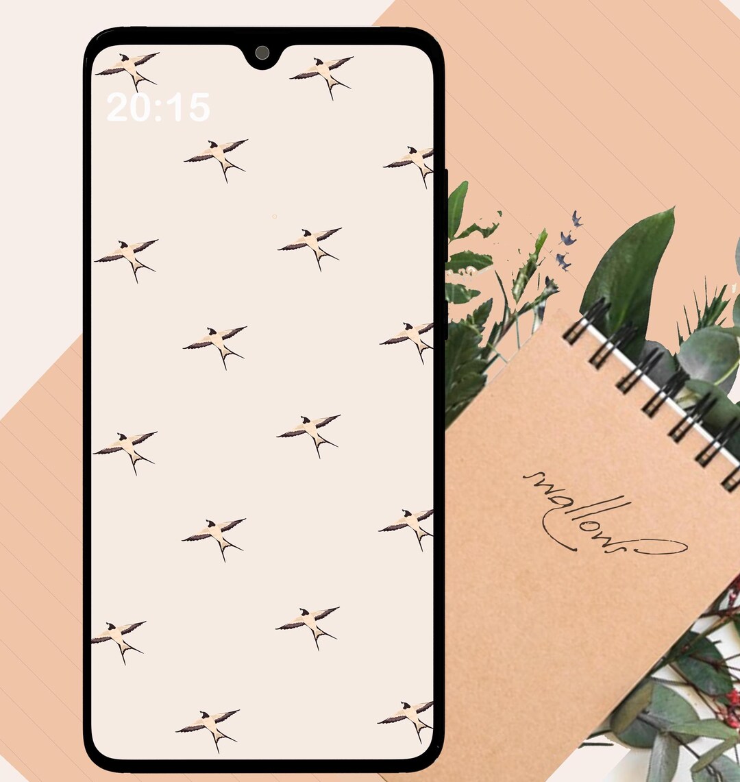 Swallows Phone Wallpapers, Minimalist Phone Wallpapers, Birds iPhone ...