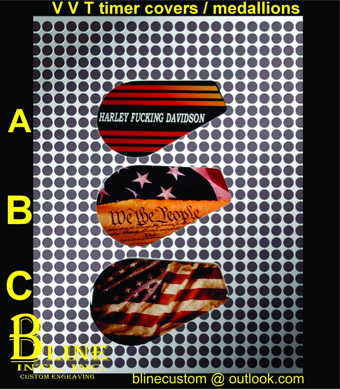 HARLEY DAVIDSON VVT Timing Cam Cover Aluminum Medallion 2024-2025 , Cvo ...