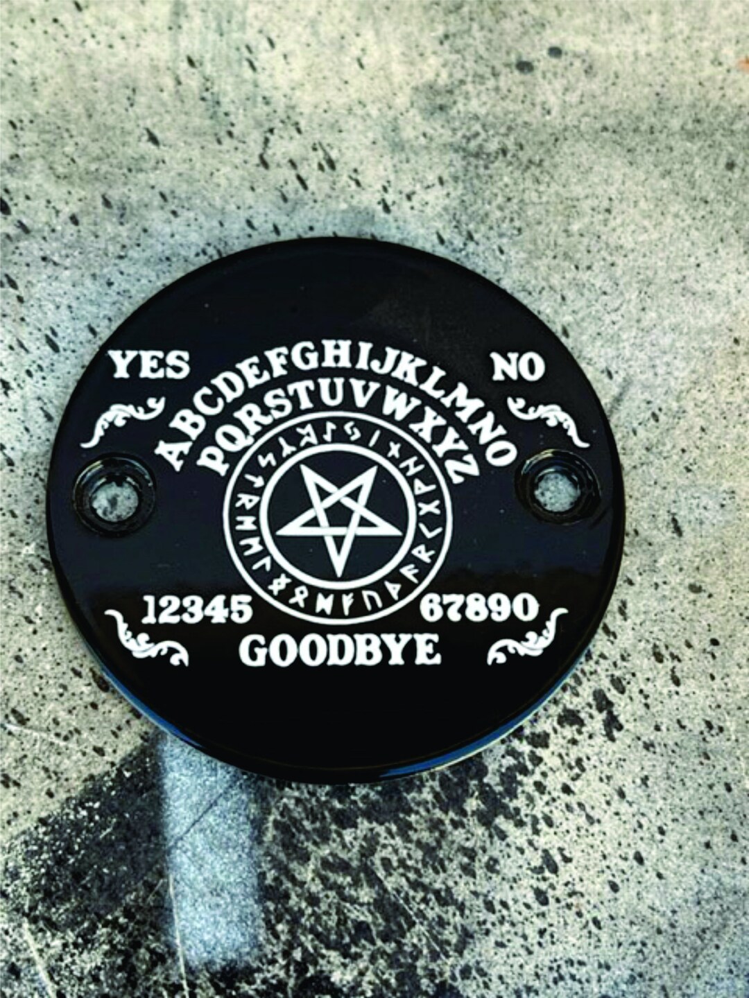 Harley Milwaukee 8 Custom Timer Cover Oujia Board Custom Engraving - Etsy