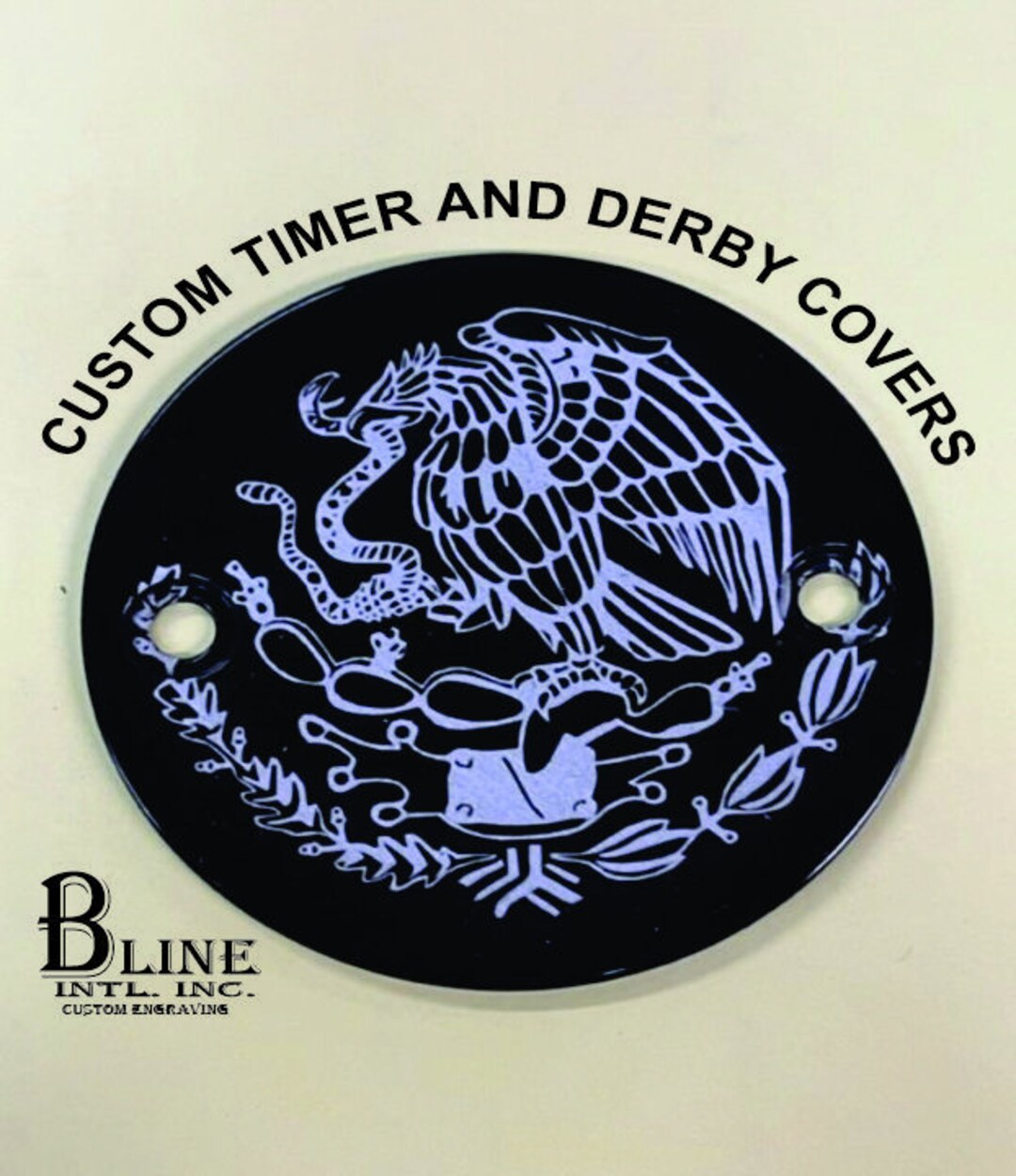 Harley Davidson Custom Timer Cover Mexican Eagle Engraving - Etsy