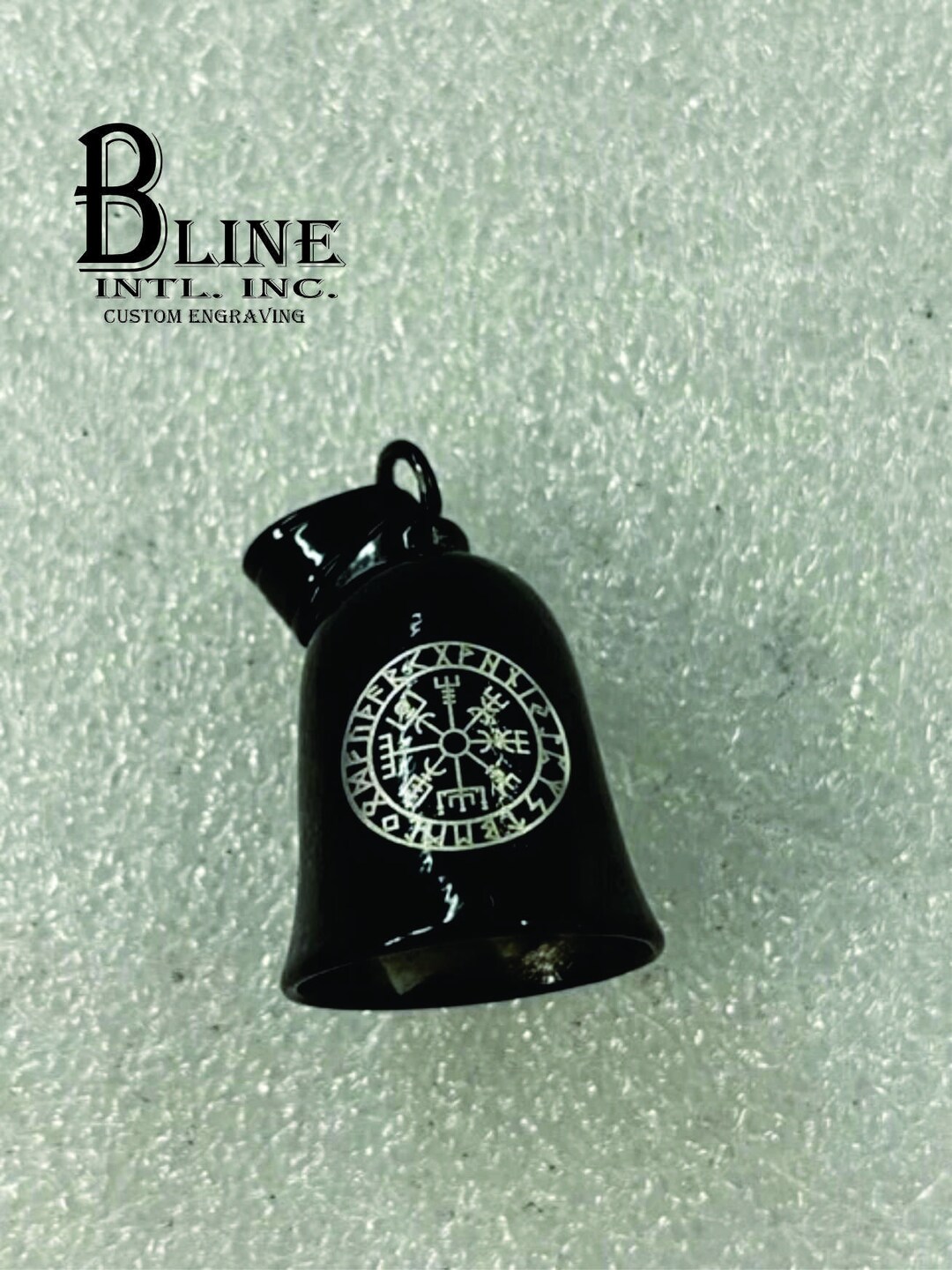 Vegisir Nordic Compass Biker Bell: Custom Protector Gremlin Bell - Etsy