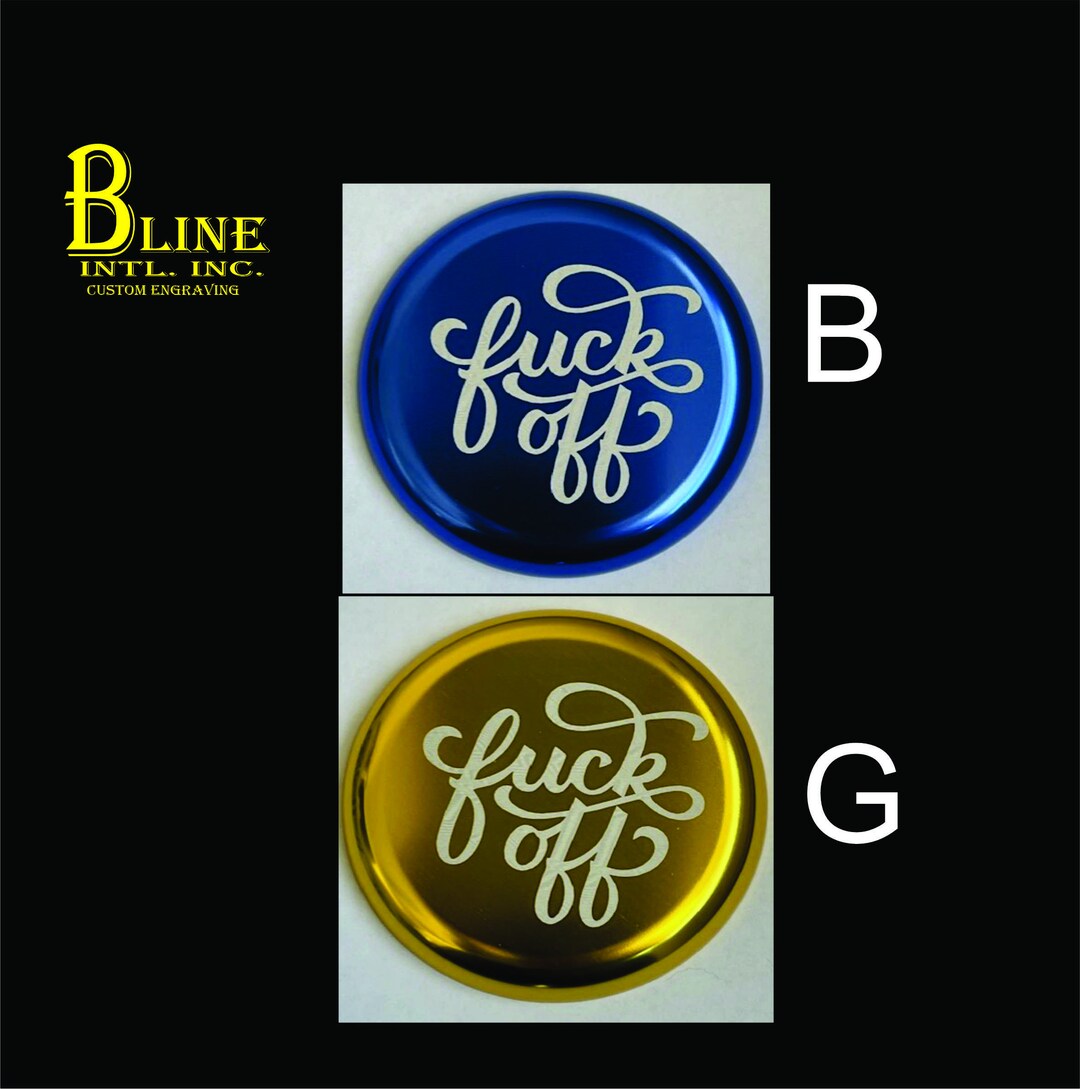 Disc Golf Aluminum Mini Marker -custom PDGA Number and Name Engraved ...