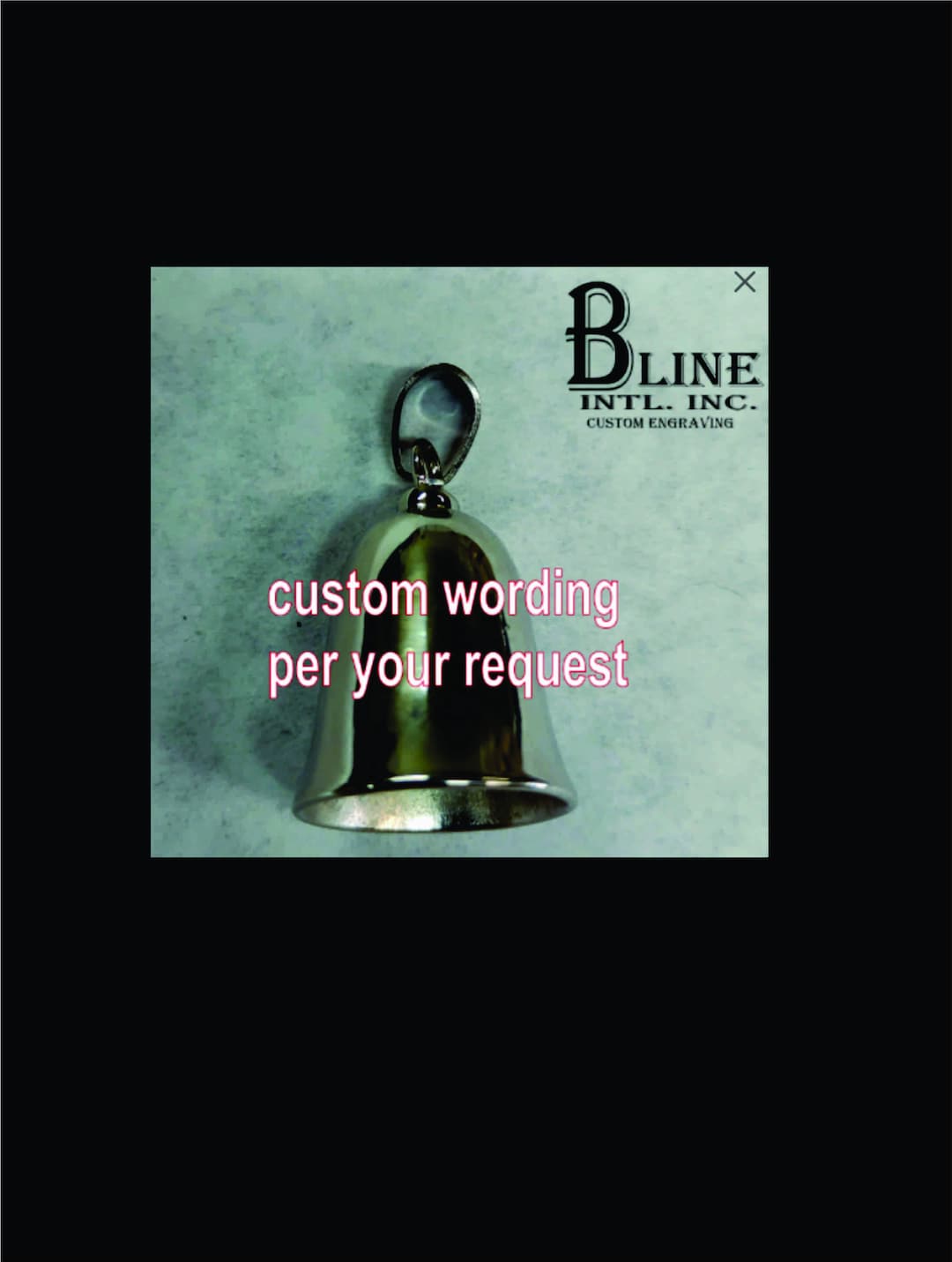 Custom Engraved Gremlin Bell: Motorcycle Biker Good Luck Charm - Etsy