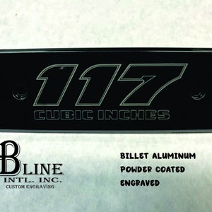 Harley 114 M8 Ventilator Air Cleaner Insert -117 Engraving - Etsy