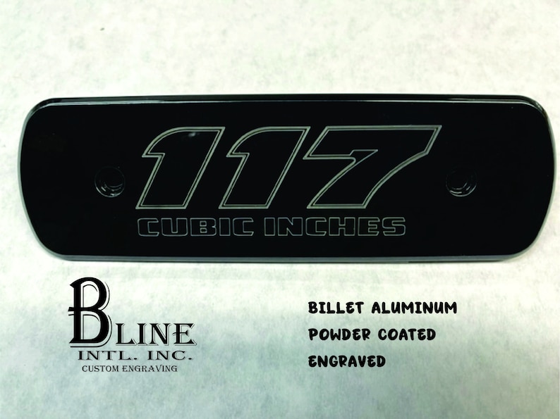 Harley 114 M8 Ventilator Air Cleaner Insert -117 Engraving - Etsy