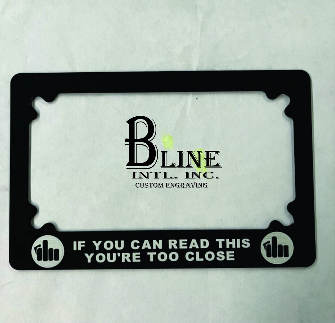 Motorcycle License Plate Frame Made in Usa Custom, Harley Davidson ...