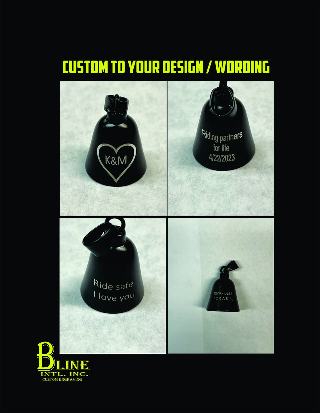 Custom Biker Bell: Personalized Motorcycle Gremlin Guard Bell - Etsy