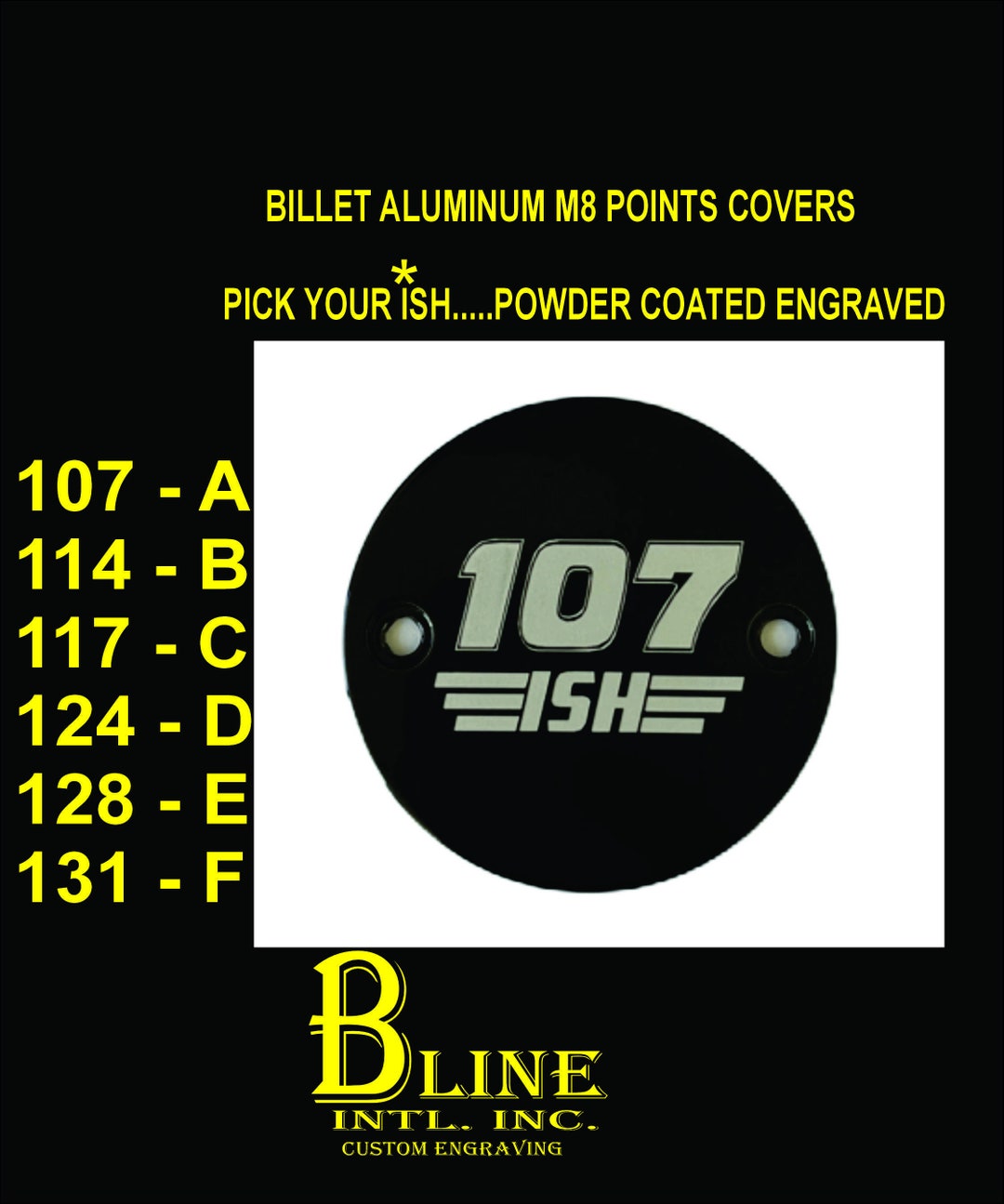 Harley Davidson M8 Points Cover Custom Engraved ...