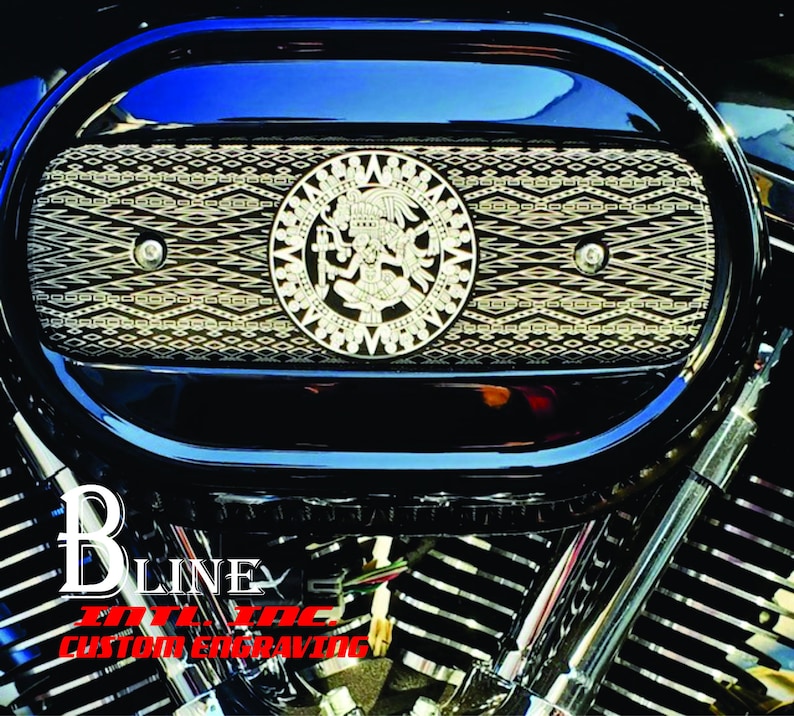 Harley 114 M8 Ventilator Air Cleaner Insert -117 Engraving - Etsy