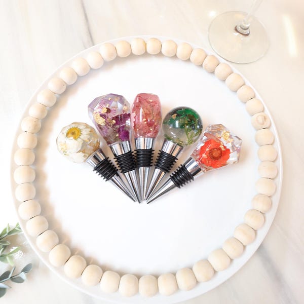 Flower Wine Stopper - Etsy