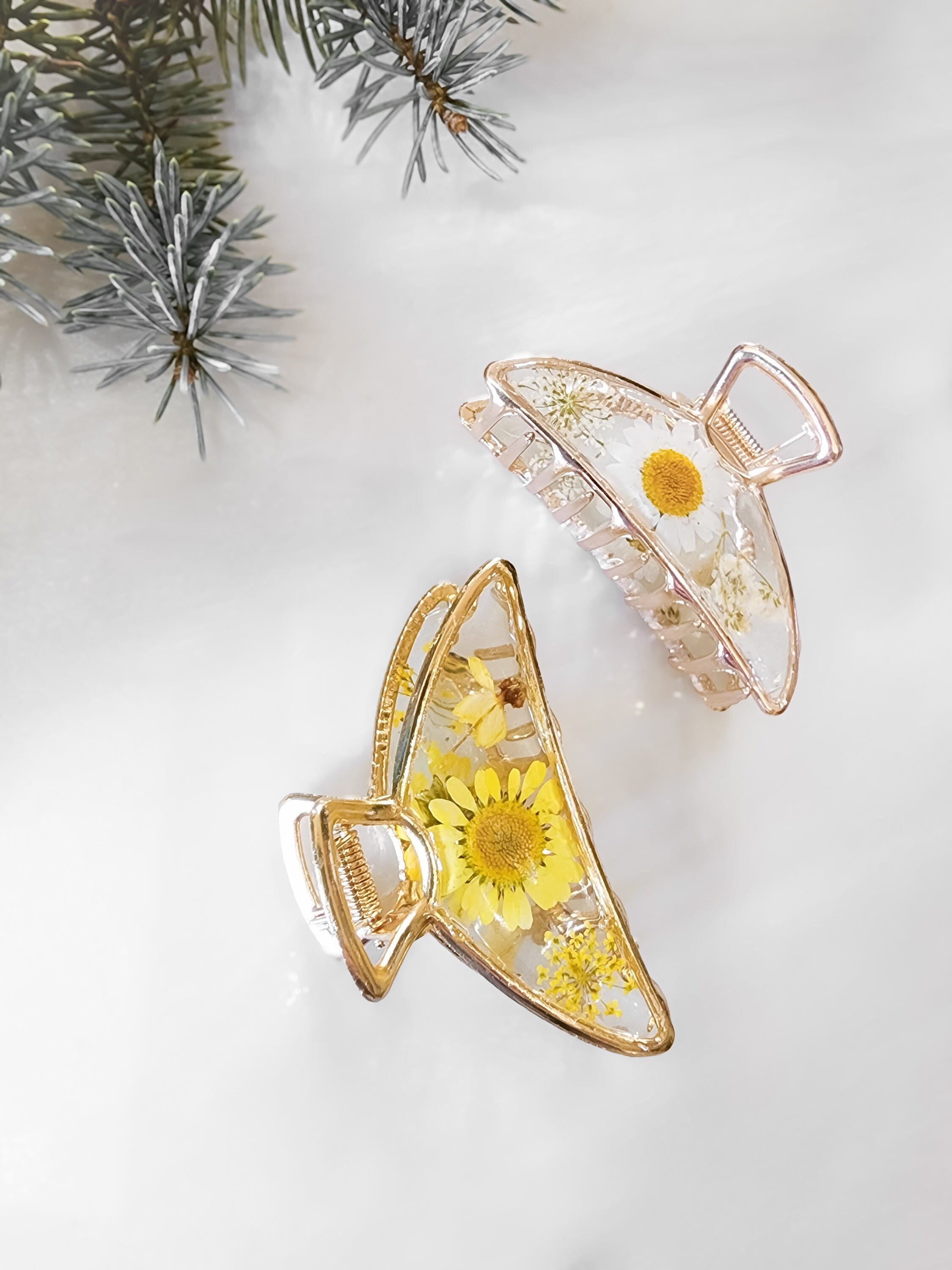 Flower Claw Clip Cute Hair Clip Floral Hair Clip Flower Hair ...