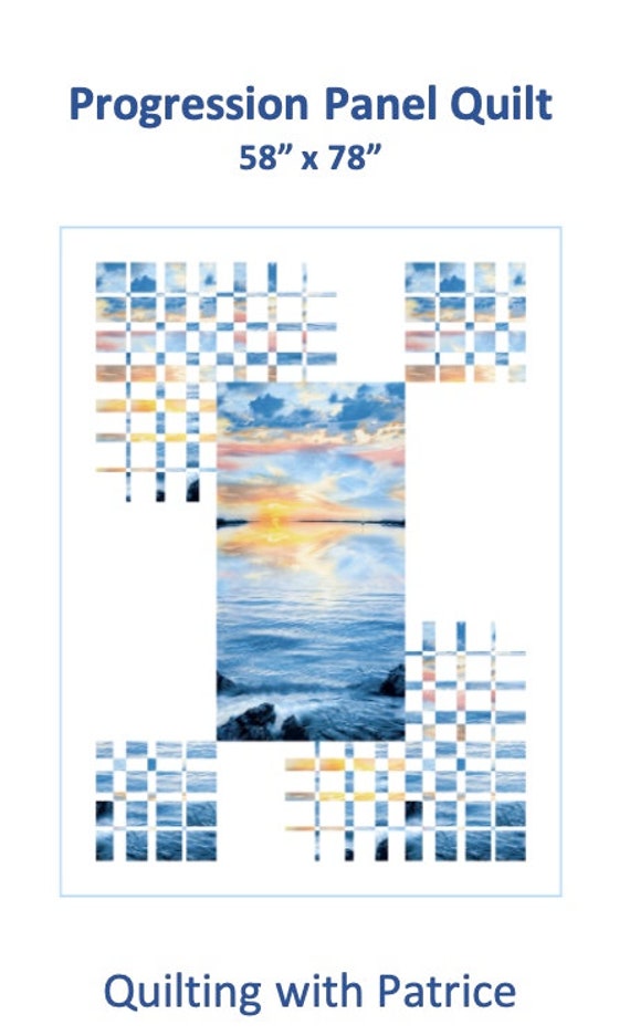 Progression Panel Quilt Pattern | Etsy