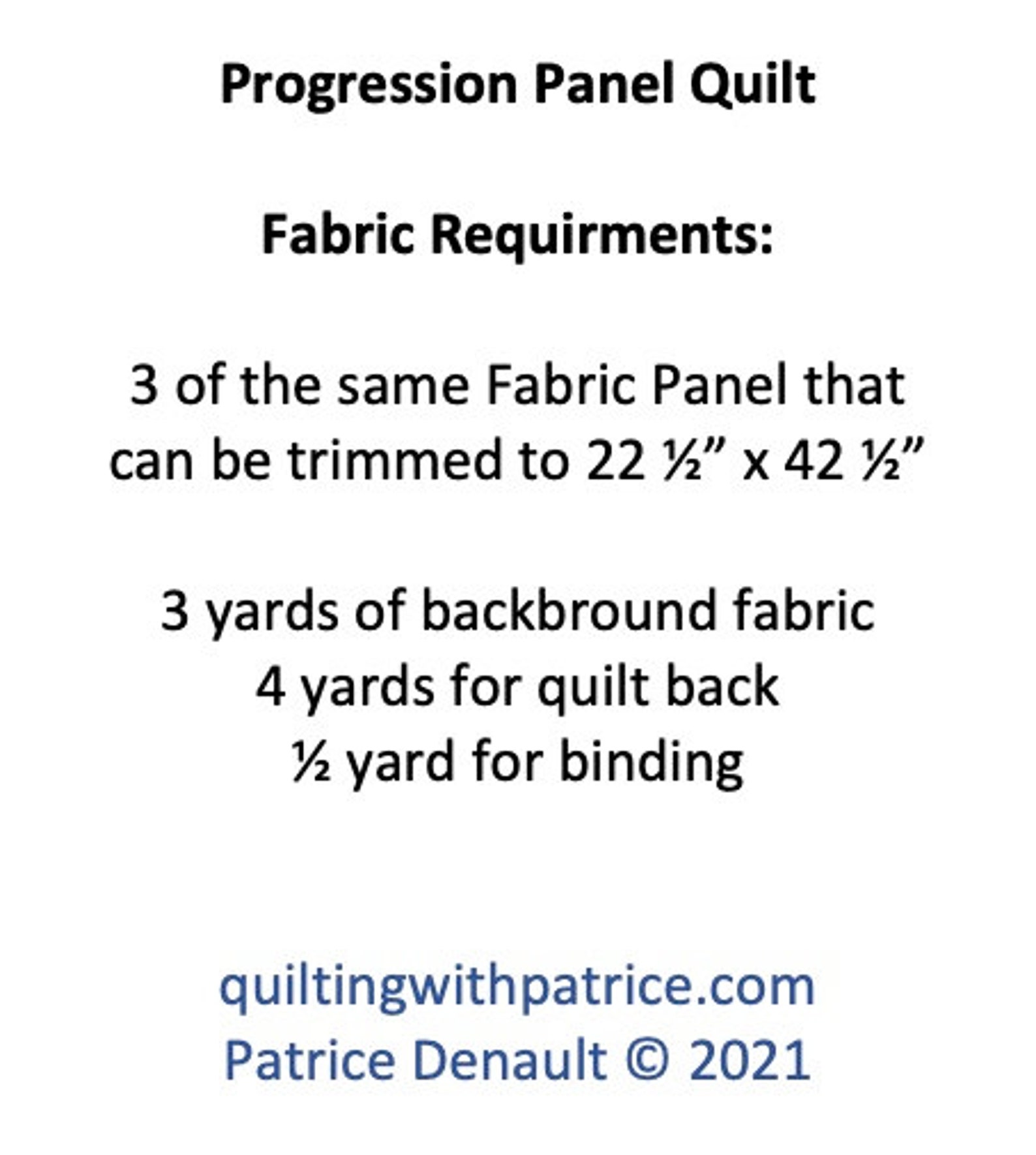Progression Panel Quilt Pattern - Etsy