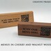 Custom Wood QR Code Menus for Your Restaurant Tables, Links to Your ...