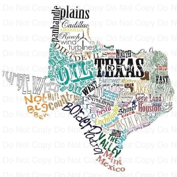 Texas Subway Art - Etsy