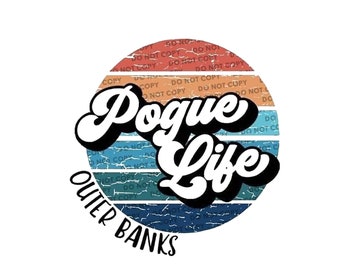 Hang Loose Symbol Pogue Life Ready to Press Sublimation Heat - Etsy