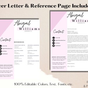 CV Template Modern | CV Template Simple | CV Template Word | Cv ...