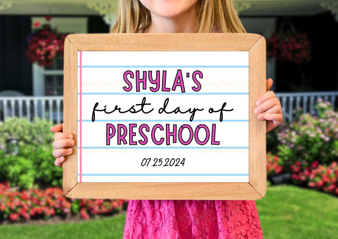 First & Last Day of School Sign Printable • Back to School • Fully ...
