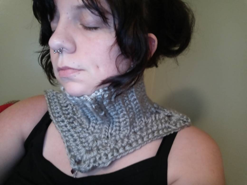 Crochet Posture Supportive Cowl Unisex Soft Thick Winter - Etsy