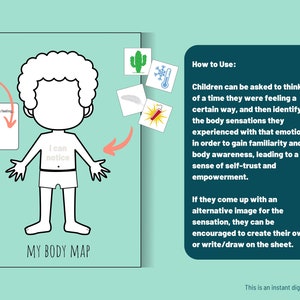 My Body Map - A Therapeutic Activity for Children • Body Awareness ...
