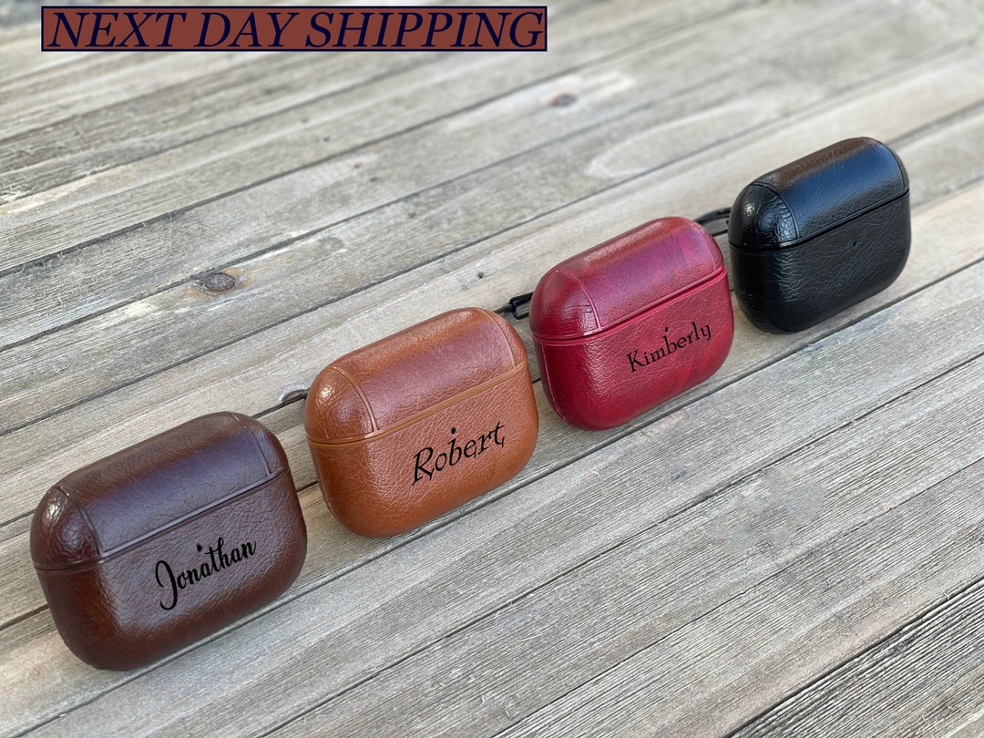 Personalized Airpods Pro Case Leather Cover Engraved Airpods - Etsy