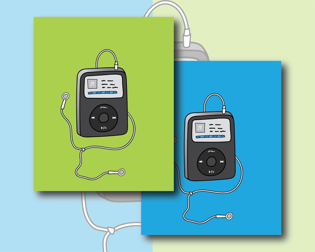 Ipod Classic 8 X 10 Digital Art Print Wall Art Poster - Etsy