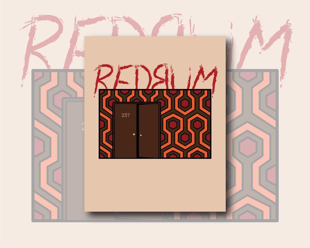 Redrum 8 X 10 Digital Art Print Wall Art Poster - Etsy
