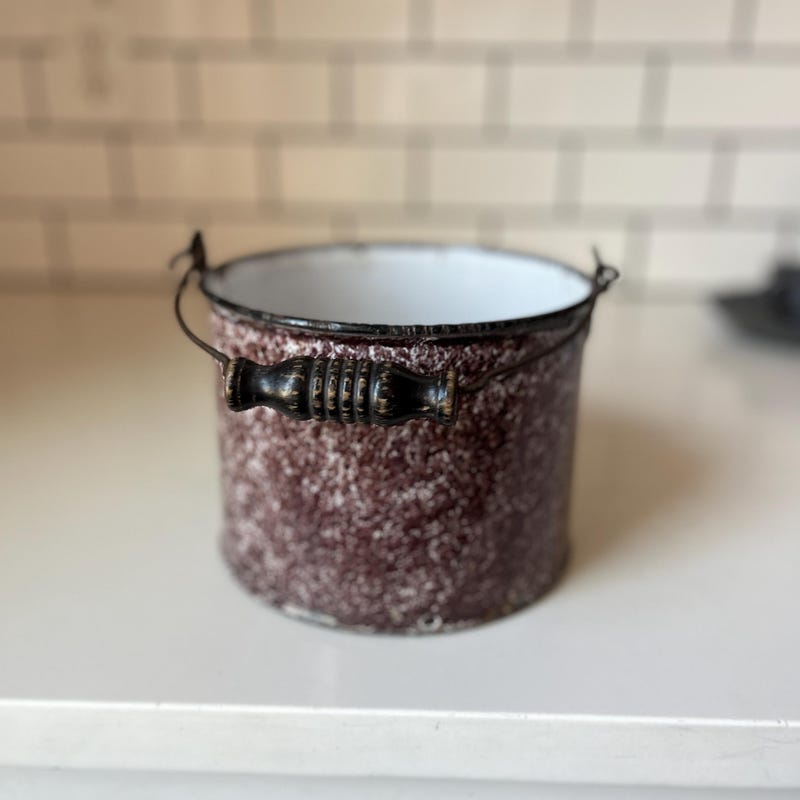 Enamel Bucket - Etsy