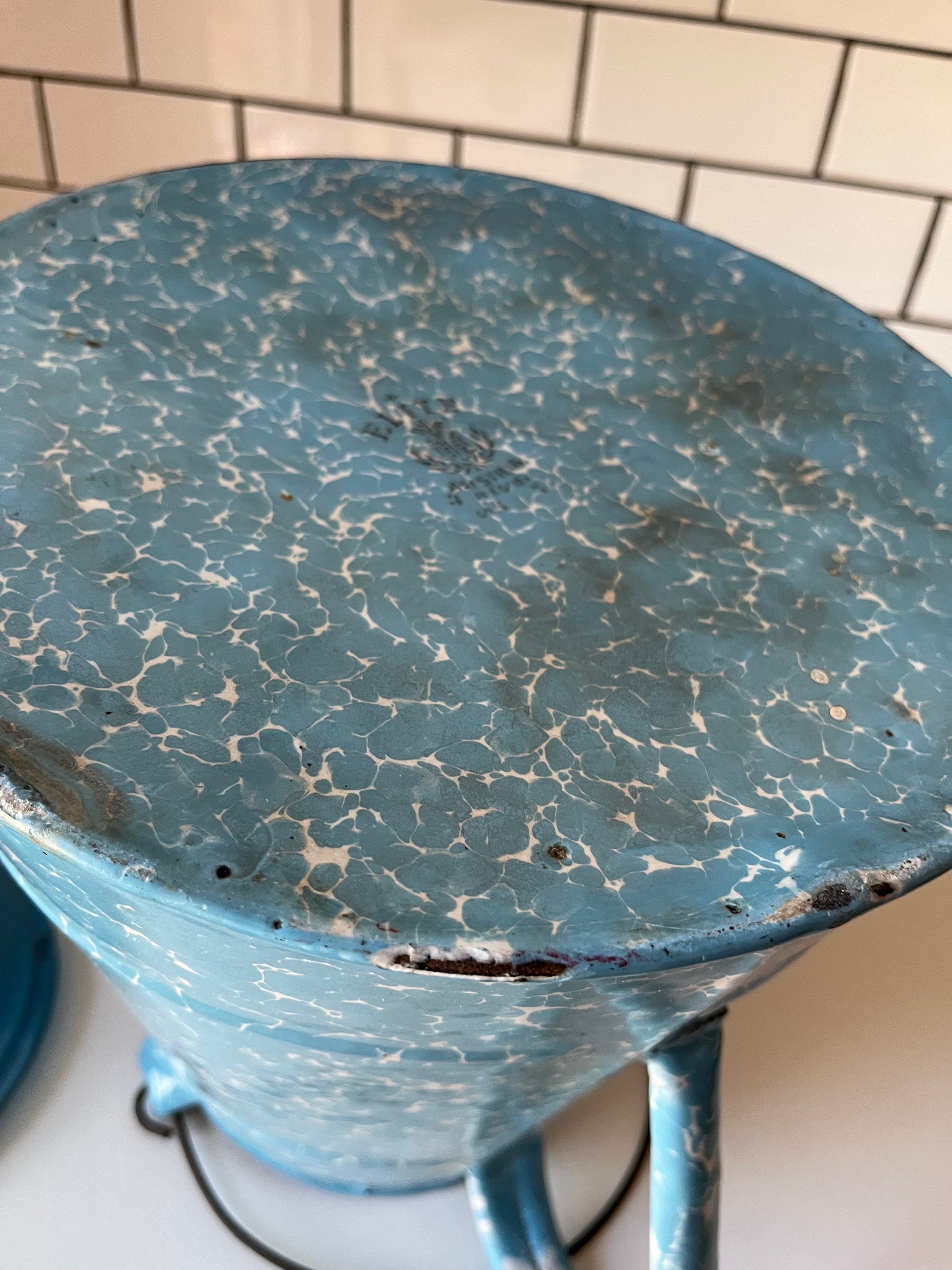 Jumbo Sized Pitcher in Sky Blue With a Unique Solid Blue Lid. - Etsy