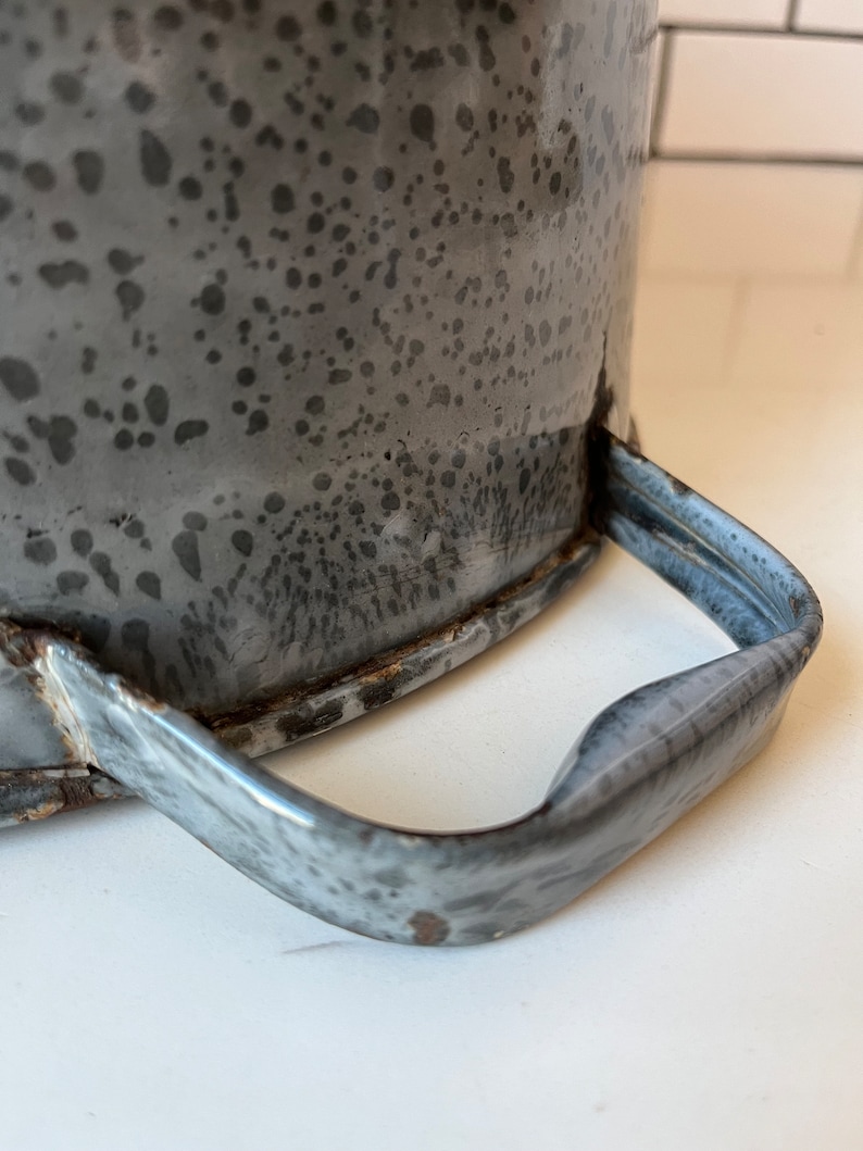 Large Handsome Graniteware Grey Lobster Pot - Etsy