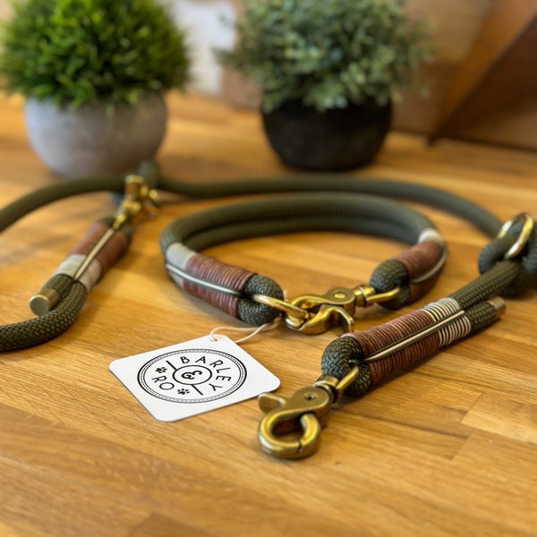 Rope Dog Collar - Etsy