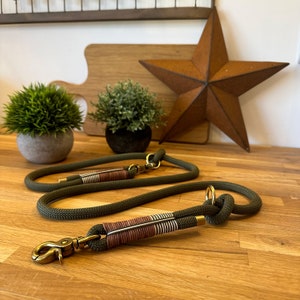 The Bracken | Barley & Ro | Junior and Adult | Bespoke Collar and Leads | Rope Design | Handmade ...