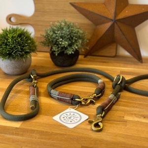 The Bracken | Barley & Ro | Junior and Adult | Bespoke Collar and Leads | Rope Design | Handmade ...