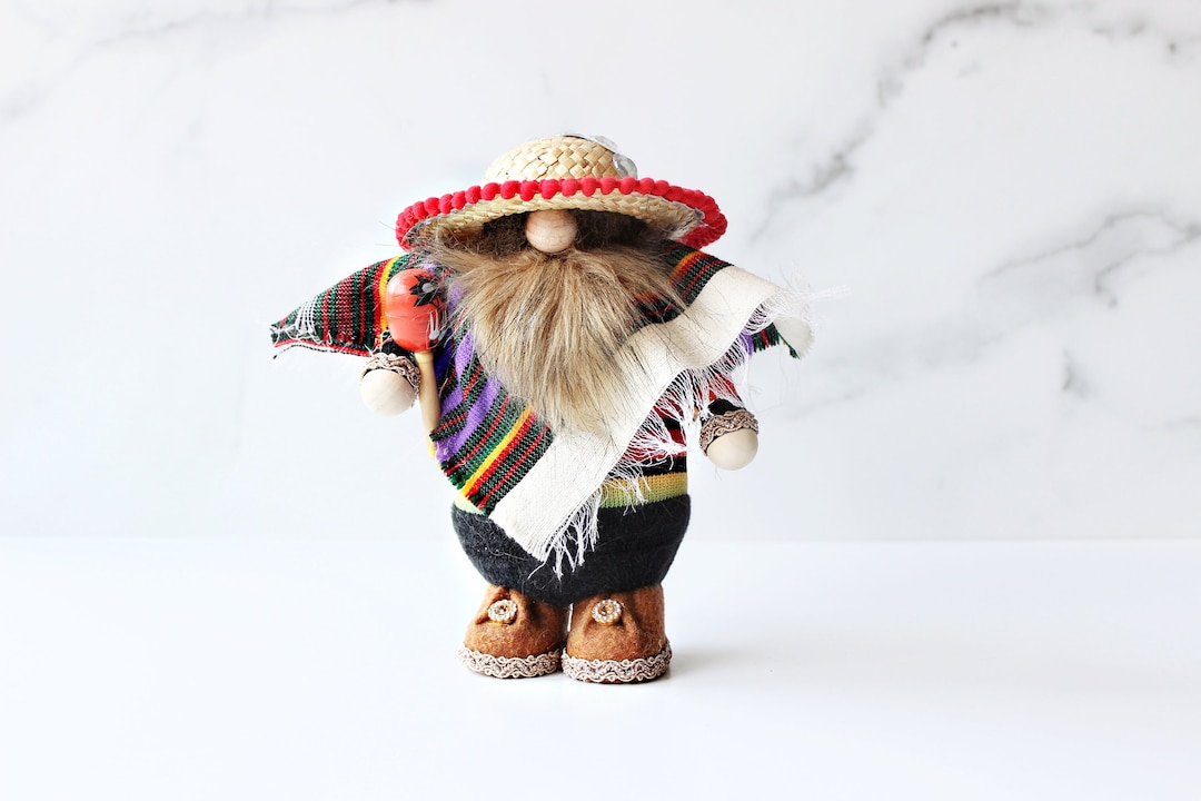 Mexican Gnome, Spanish Gnome Fiesta Gnome Cinco De Mayo Decor - Etsy